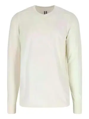 Rick Owens V-neck Long Sleeve Sweater - White