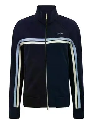 FERRAGAMO Stripe Zip Sports Jacket - Blue