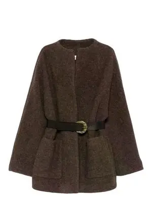 Ba&sh Claudy Belted Coat - Brown