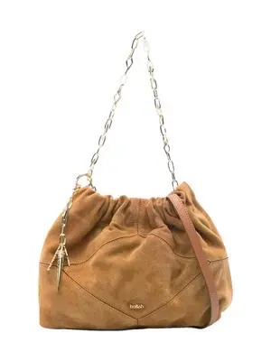 Ba&sh Mini June Suede Tote Bag - Brown