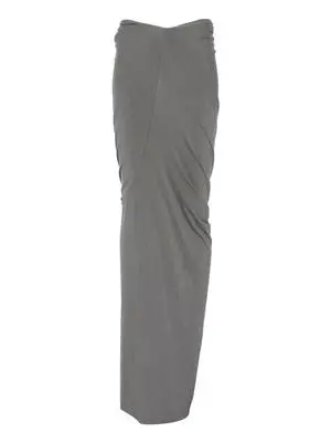 ENTIRE STUDIOS Lumière Knotted Maxi Skirt - Grey