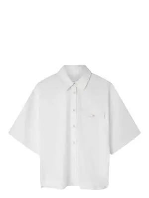 LEE MATHEWS Spencer Pocket Shirt - White
