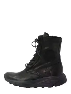 Yohji Yamamoto Combat Lace-up Boots - Black