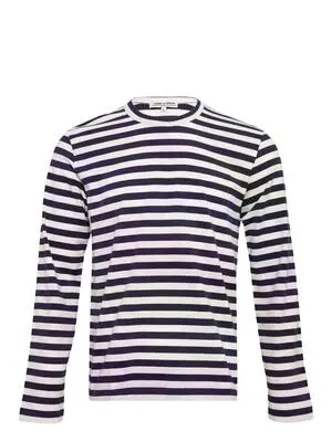 Comme Des Garçons Striped Long-sleeve T-shirt - Blue