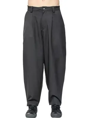 JOE CHIA Glide Pleated Trousers - Black