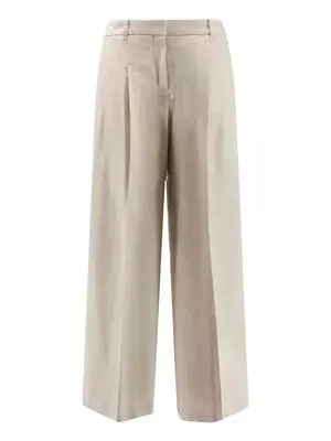 BOSS Pleated Trousers - Neutrals
