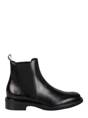 LUCA GROSSI Leather Chelsea Boots - Black
