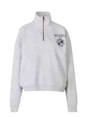 SPORTY & RICH Graphic-print Sweatshirt - Grey