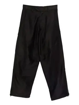 GOLDWIN Helicoid Cotton Trousers - Black