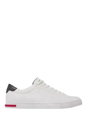 Tommy Hilfiger Logo-embossed Sneakers - White