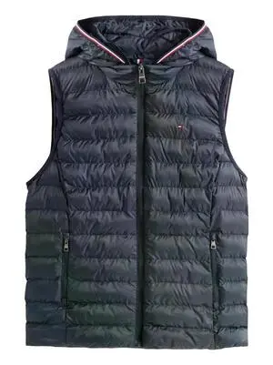 Tommy Hilfiger Hooded Padded Gilet - Blue