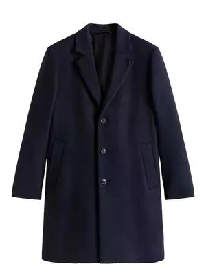 TOMMY HILFIGER Notched Lapel Button Coat
