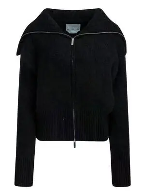 SA SU PHI Zip-fastening Cardigan - Black