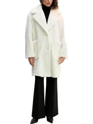 BOSS Catedy Button Coat - Neutrals