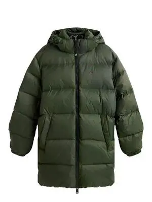 Tommy Hilfiger Hooded Down Jacket - Green