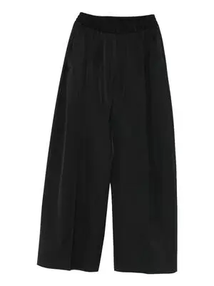 MAISON MARGIELA Drawstring Wide-leg Trousers - Black