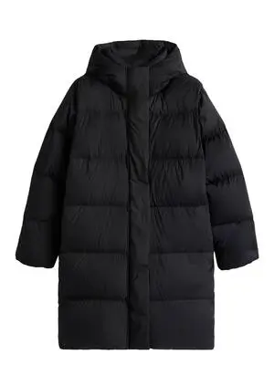 Tommy Hilfiger Hooded Padded Coat - Black