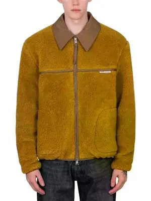 Ami Wool Shirt Jacket - Yellow
