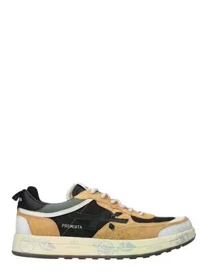 Premiata Nous Appliqué Sneakers - Brown