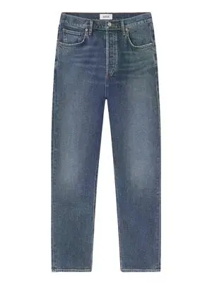 AGOLDE 90's Pinch Waist Crop Jeans - Blue
