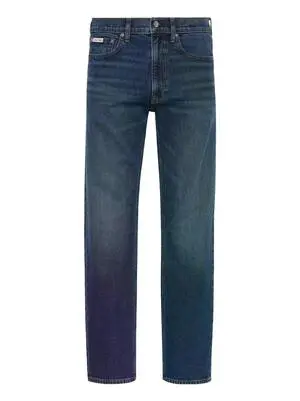 Calvin Klein Logo-patch Jeans - Blue