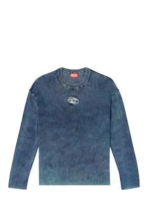 DIESEL® K-darren-d Ribbed Cut-out Sweater - Blue