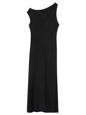 CALVIN KLEIN One-Shoulder Midi Dress
