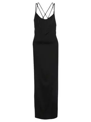 RHIZOME Merida Side-split Maxi Dress - Black