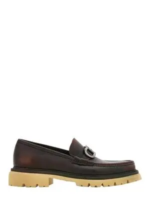 SALVATORE FERRAGAMO Gancini Saddle Loafers
