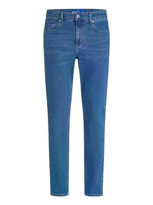Karl Lagerfeld Logo-patch Jeans - Blue
