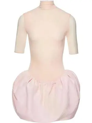 Magda Butrym Puff-detail Mini Dress - Pink