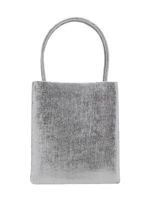 Mango Mini Shopper Bag - Silver