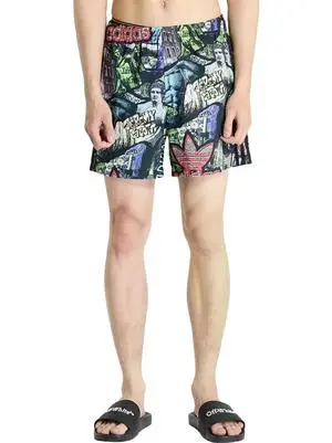 Adidas X Jeremy Scott Aop Shorts - Black
