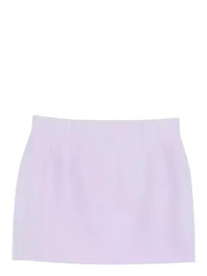 Wardrobe.NYC Zip-fastening Mini Skirt - Purple