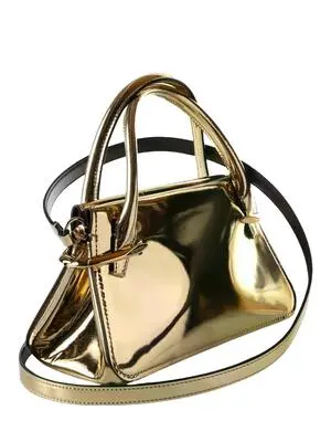 Givenchy Mini Pinch Mirror-effect Tote Bag - Gold