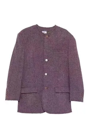 MAGLIANO Tweed Button-fastening Jacket - Purple