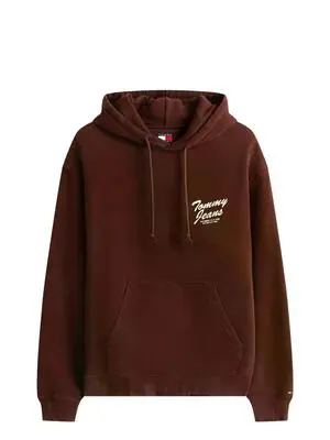 Tommy Hilfiger Pocketed Hoodie - Brown