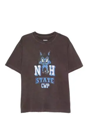 NEIGHBORHOOD Nh Wolf-print T-shirt - Brown