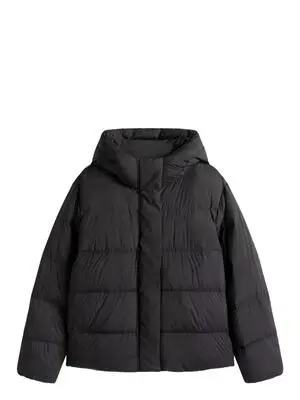 Tommy Hilfiger Hooded Puffer Jacket - Black