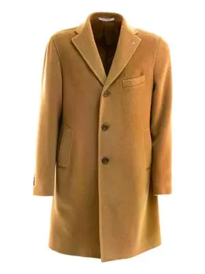 Tagliatore Wool Coat - Brown