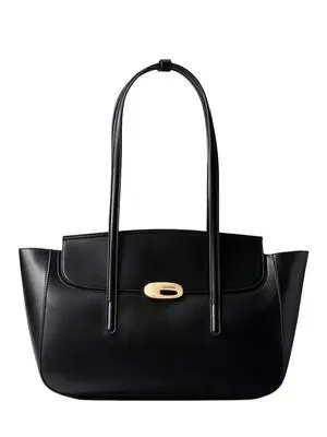 Calvin Klein Top-flap Shoulder Bag - Black