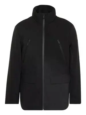 Calvin Klein Zipped Puffer Jacket - Black