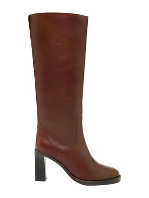 Ba&sh 90mm Celoria Block-heel Boots - Brown