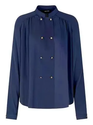 Giorgio Armani Silk Shirt - Blue