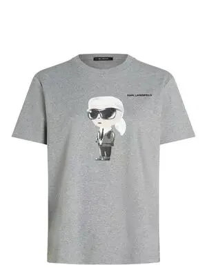 Karl Lagerfeld Ikon Graphic-print T-shirt - Grey