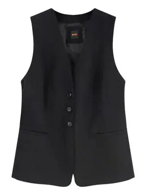 BOSS Javesta Gilet With Button Closure
