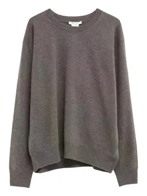 THE ROW Crew-neck Cashmere Sweater - Brown