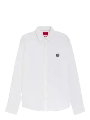 Hugo Logo-patch Shirt - White