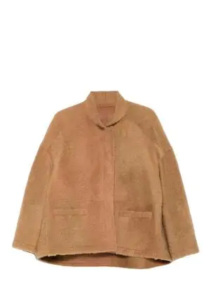 LISKA Paneled Jacket - Brown