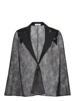Nina Ricci Lace Blazer - Black